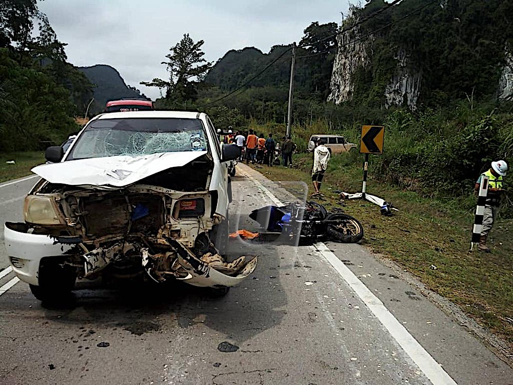 Penunggang motosikal maut kemalangan - Utusan Malaysia