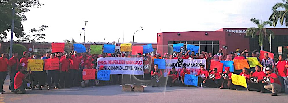 Pekerja kilang Renesas piket tuntut Perjanjian Kolektif yang adil ...