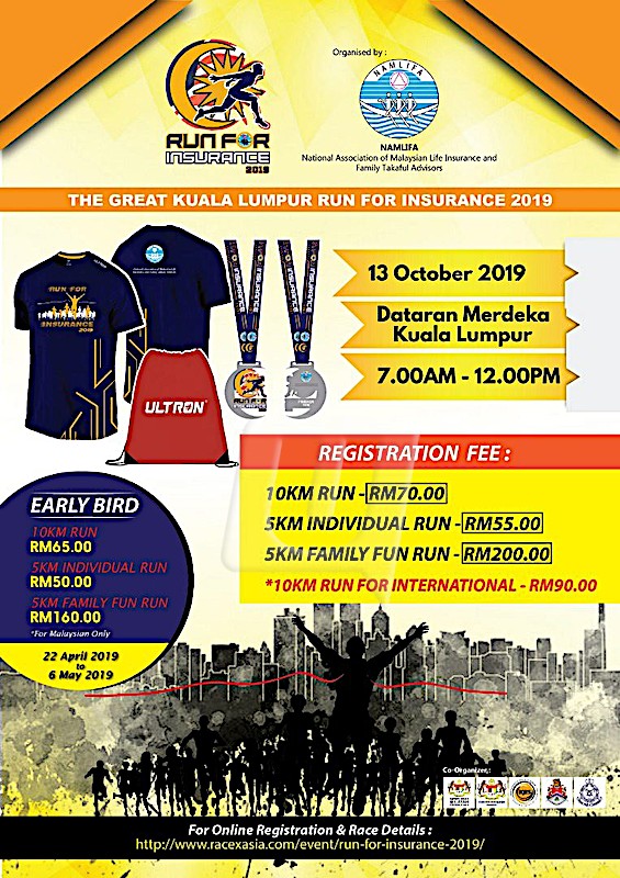 Pendaftaran Larian Untuk Insurans di Dataran Merdeka dibuka - Utusan ...