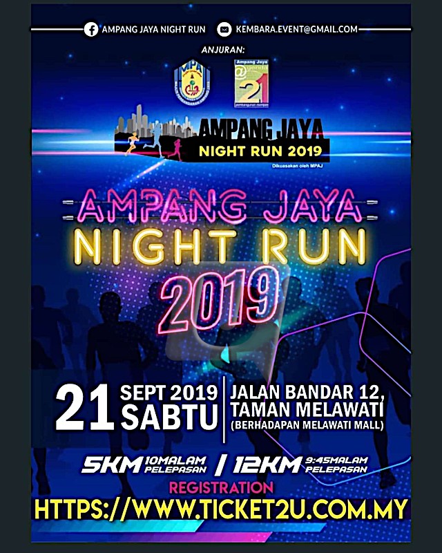 MPAJ anjur Ampang Night Run 2019 - Utusan Malaysia