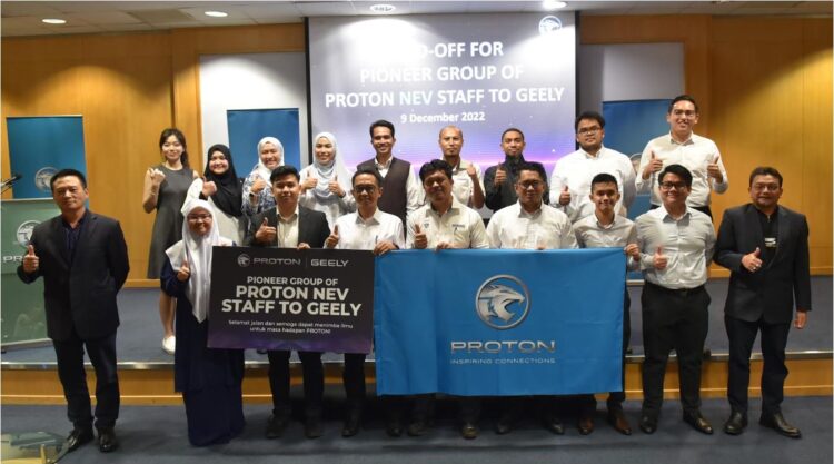 Proton hantar kakitangan jalani latihan NEV di China