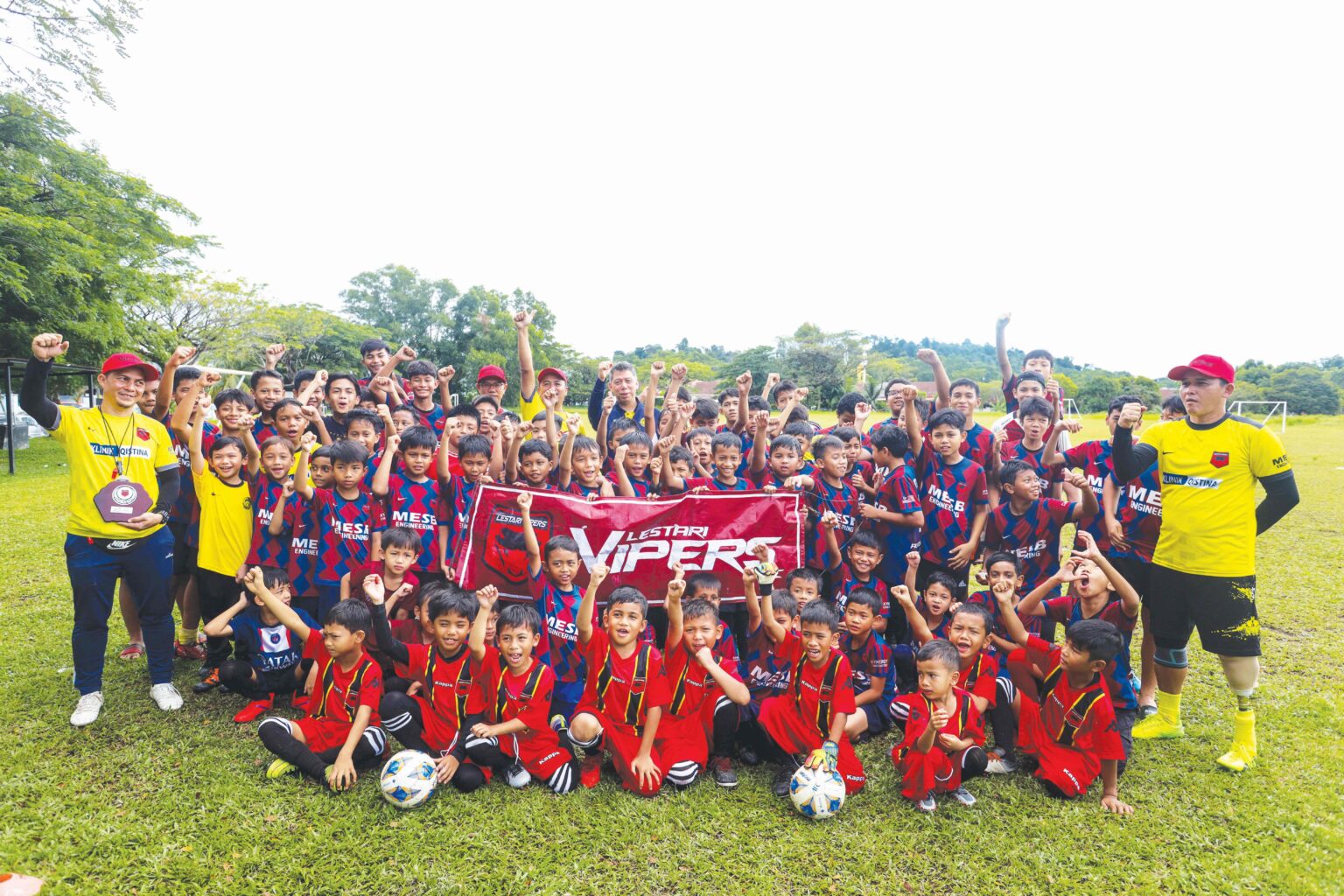 Lestari Vipers latih pelapis muda bola sepak