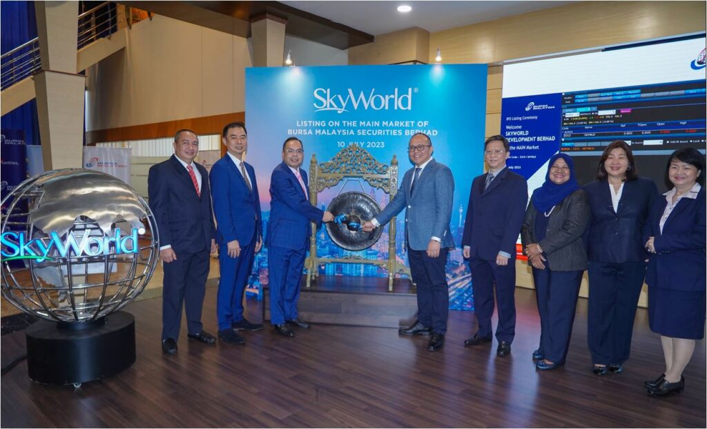SkyWorld Development disenaraikan di Pasaran Utama