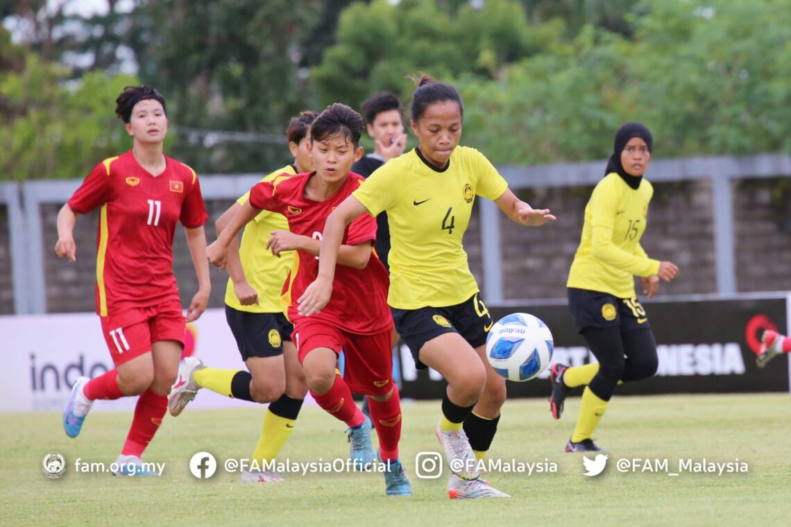 Vietnam belasah skuad B-19 wanita Malaysia 6-0 di Kejuaraan AFF