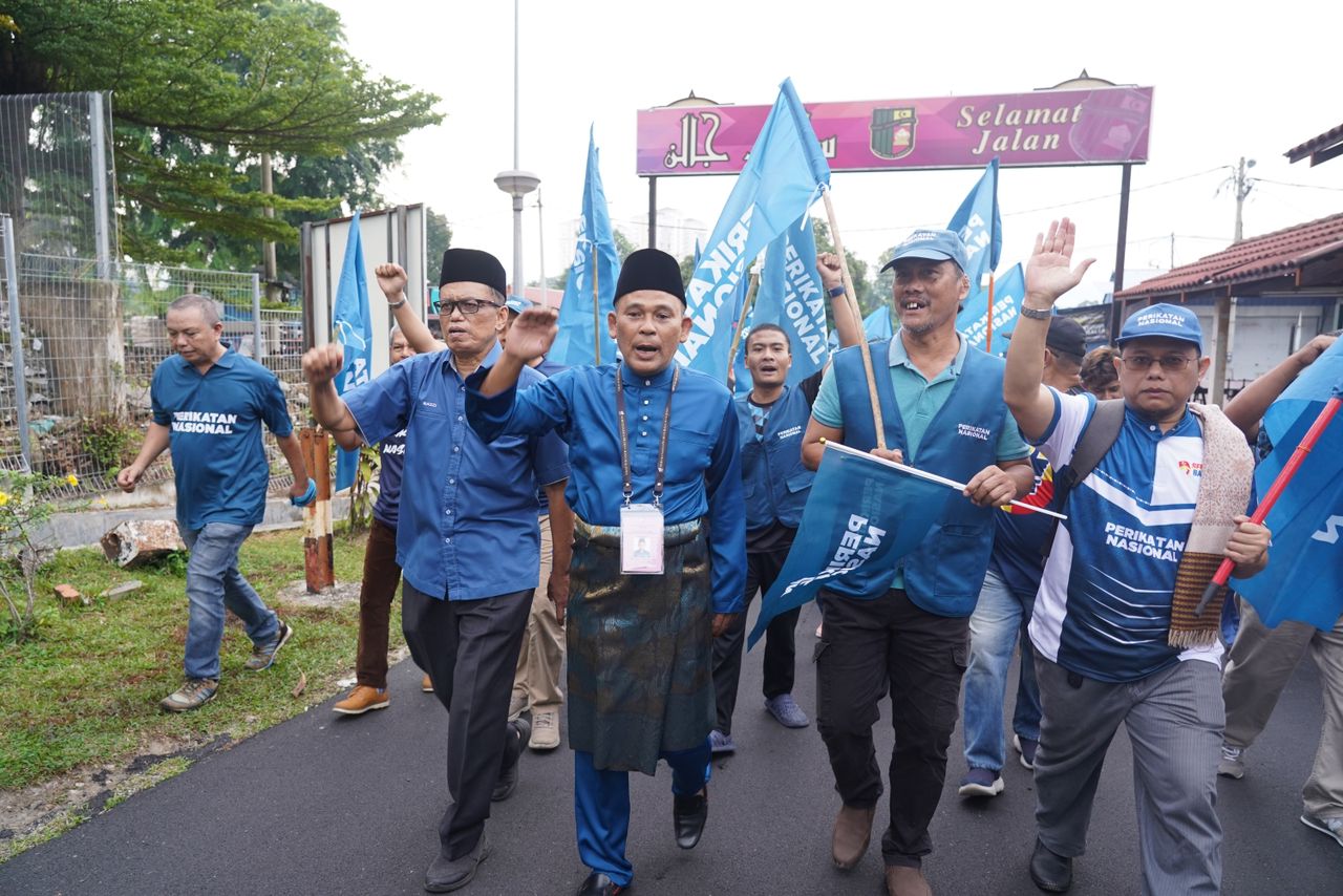 PRN: Calon BN, PN dan Muda serah borang pencalonan tanding DUN Dusun Tua