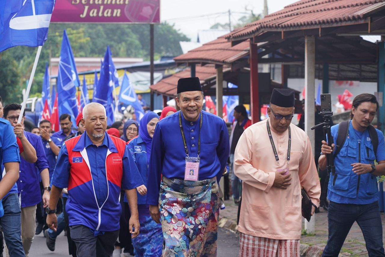PRN: Calon BN, PN dan Muda serah borang pencalonan tanding DUN Dusun Tua