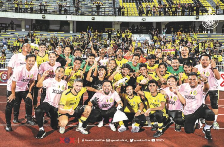 Penyerang Perak FC patah hidung