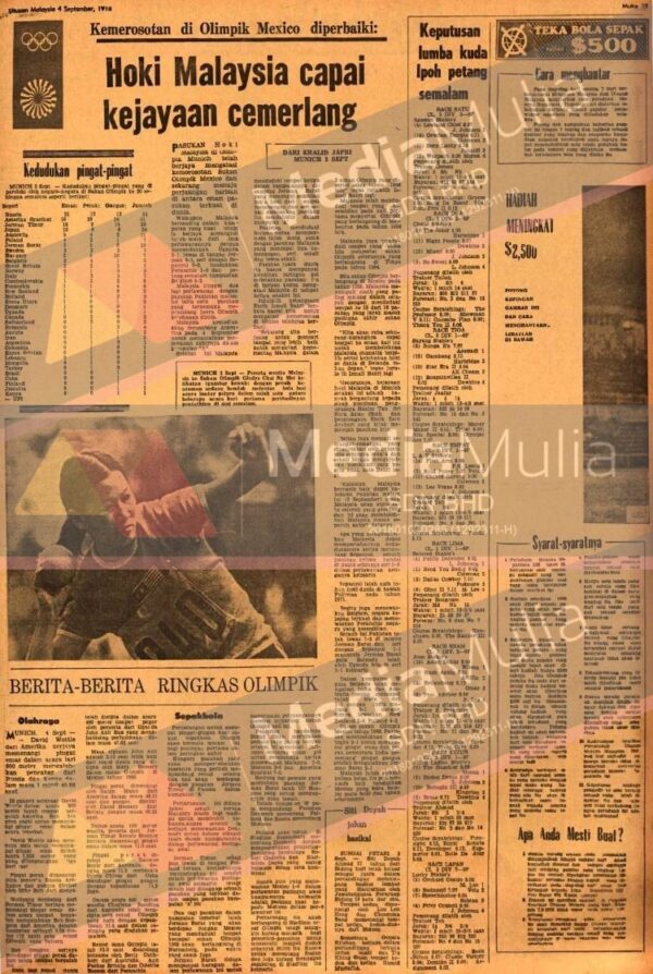 Skuad hoki Malaysia antara enam terkuat di dunia - Utusan Malaysia