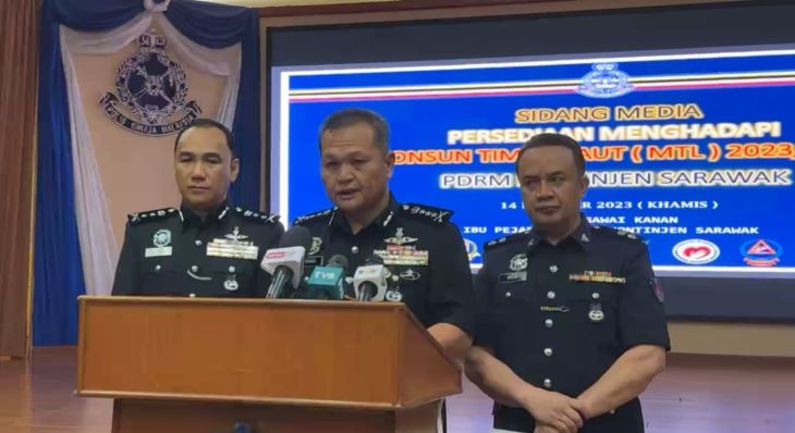 1,262 polis Sarawak bersedia hadapi musim MTL