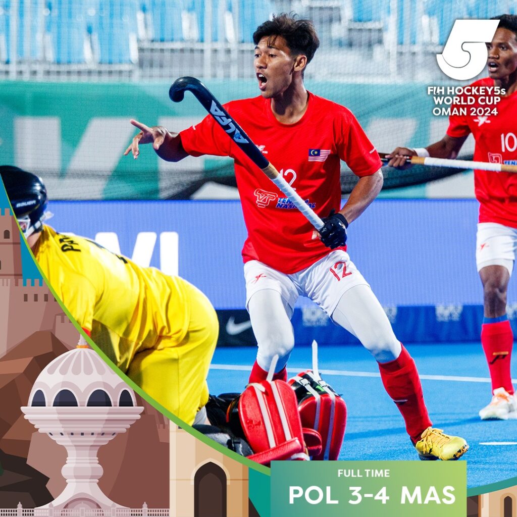 Hoki Piala Dunia 5s: Malaysia lakar sejarah mara ke perlawanan