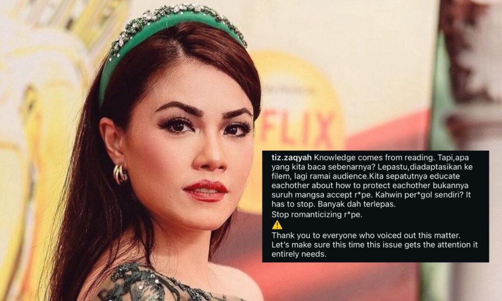 Berhentilah romantikkan idea rogol, cerita kahwin dengan perogol ...