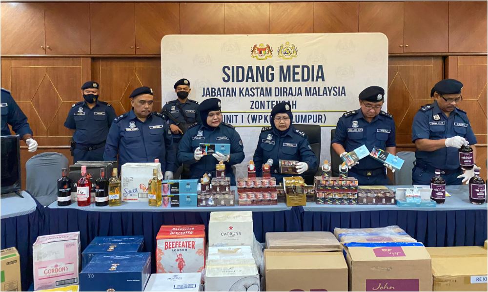 Kastam patahkan penyeludupan barangan bernilai lebih RM1.16j