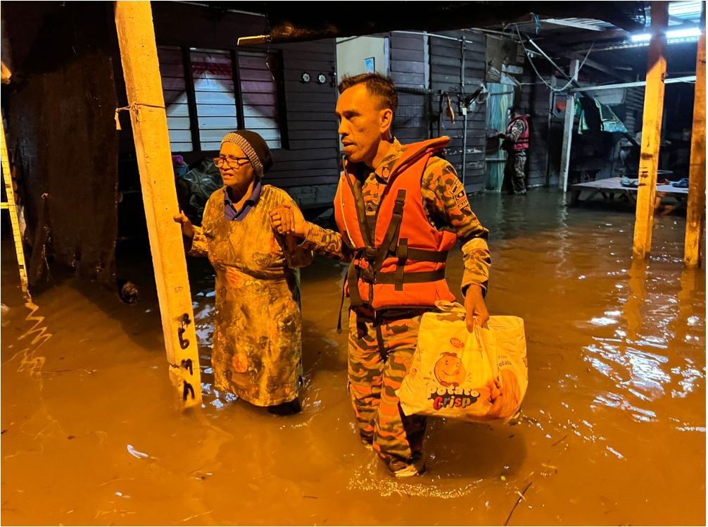 Banjir di Perak, 150 mangsa banjir dipindahkan ke lima PPS