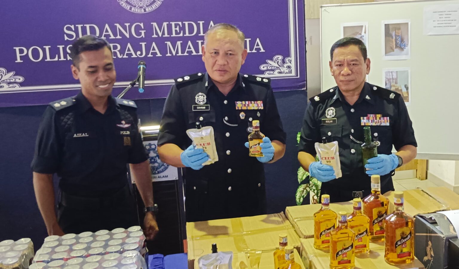 Penyeludup arak cuba rasuah polis RM18,000 - Utusan Malaysia