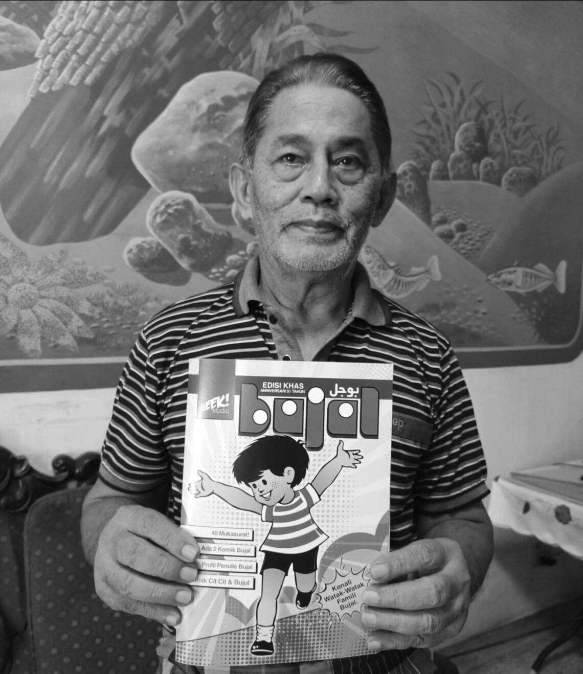 Rizalman pengasas komik Bujal dikenang sebagai martabat kartunis