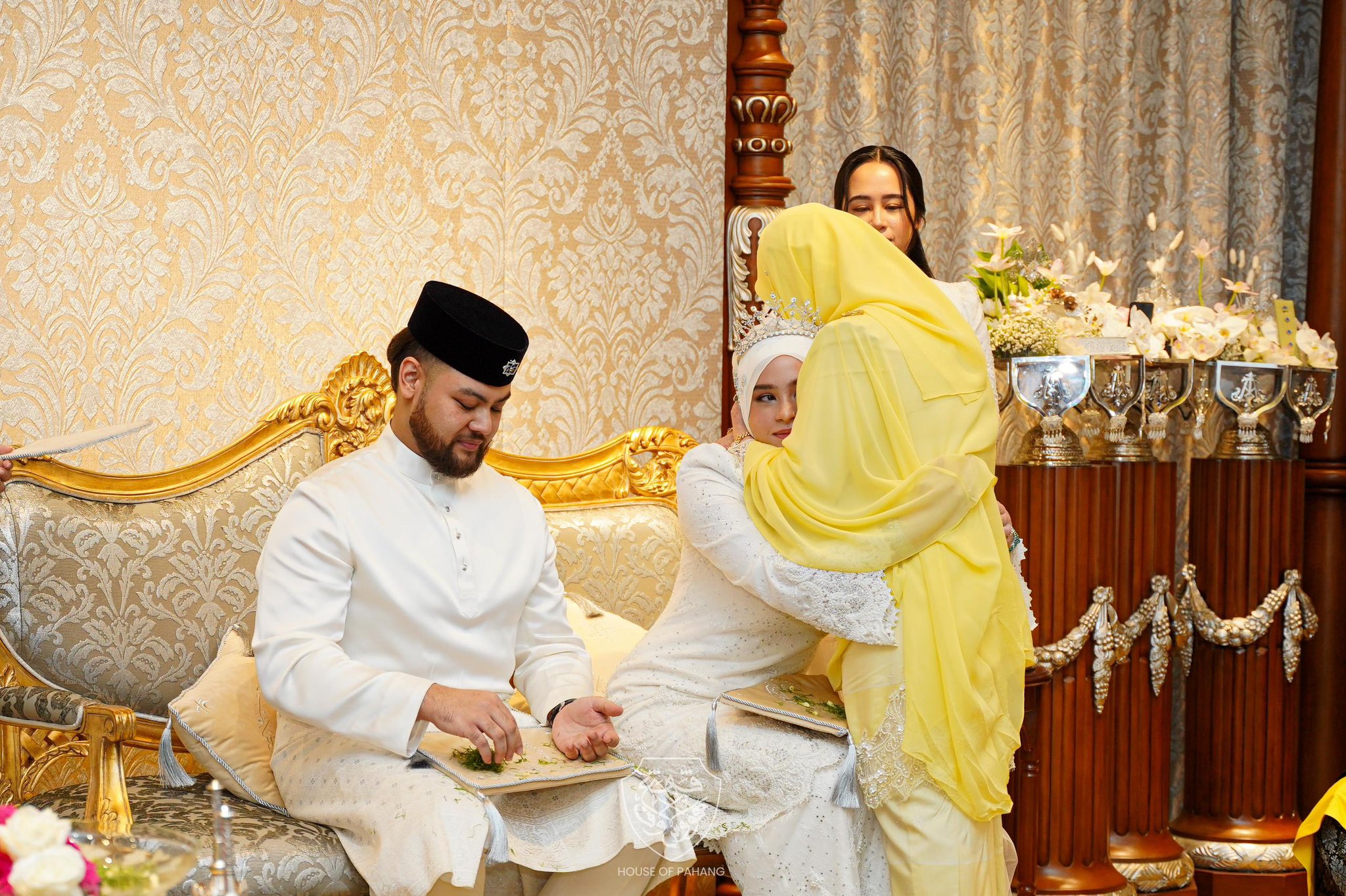 Foto sekitar majlis ijab kabul puteri sulung Al-Sultan Abdullah