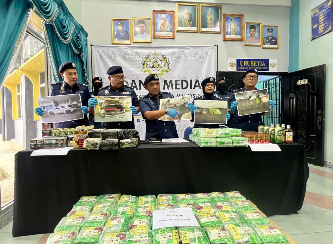 Syabu 73kg bernilai RM2.35 juta ditemukan dalam SUV - Utusan Malaysia