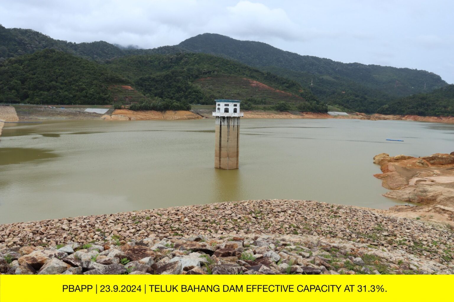 Paras Empangan Teluk Bahang, Air Itam meningkat, namun belum 'selamat'
