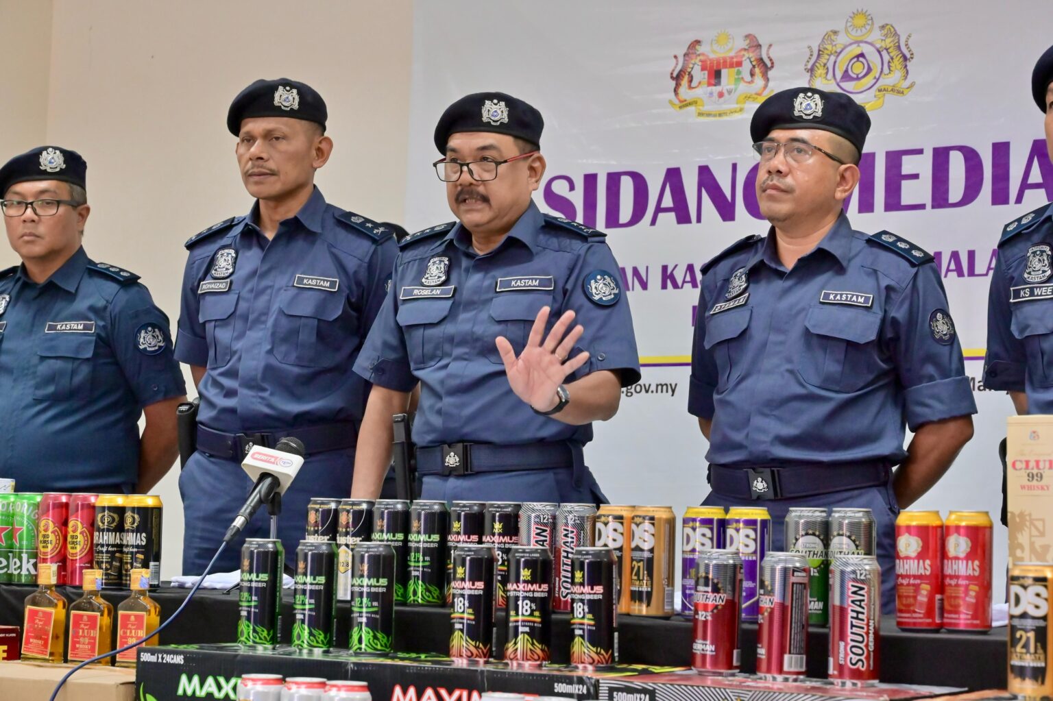 JKDM Pulau Pinang rampas minuman keras bernilai lebih RM2 juta
