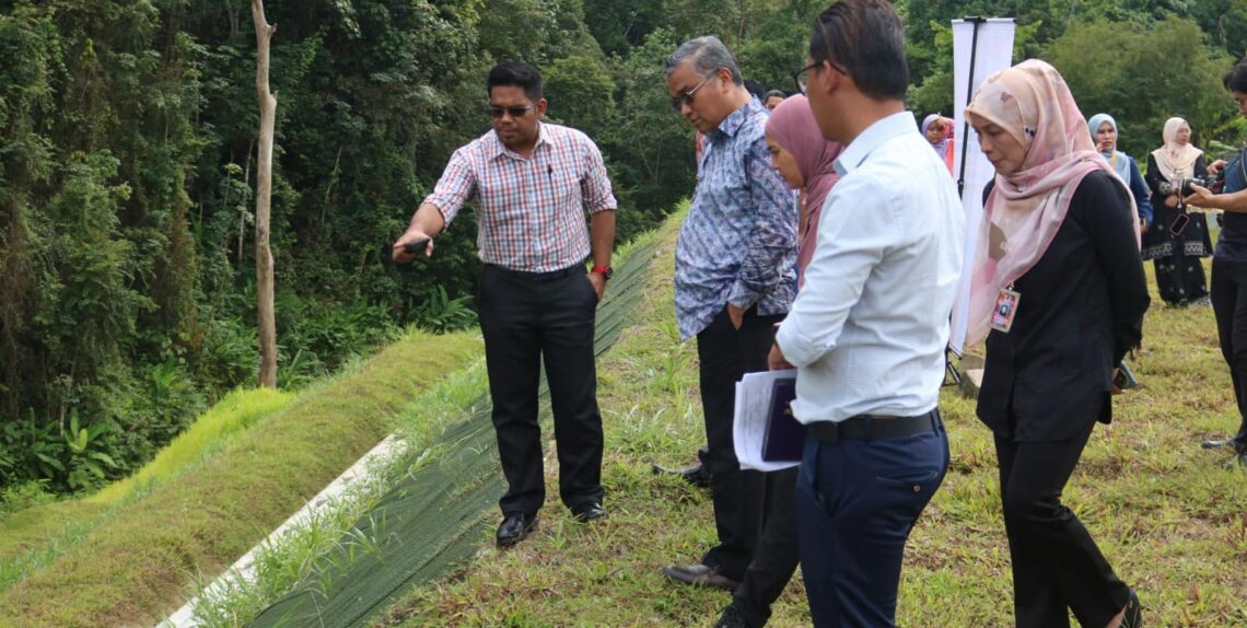Projek baik pulih cerun Taman Bukit Berlian siap sepenuhnya