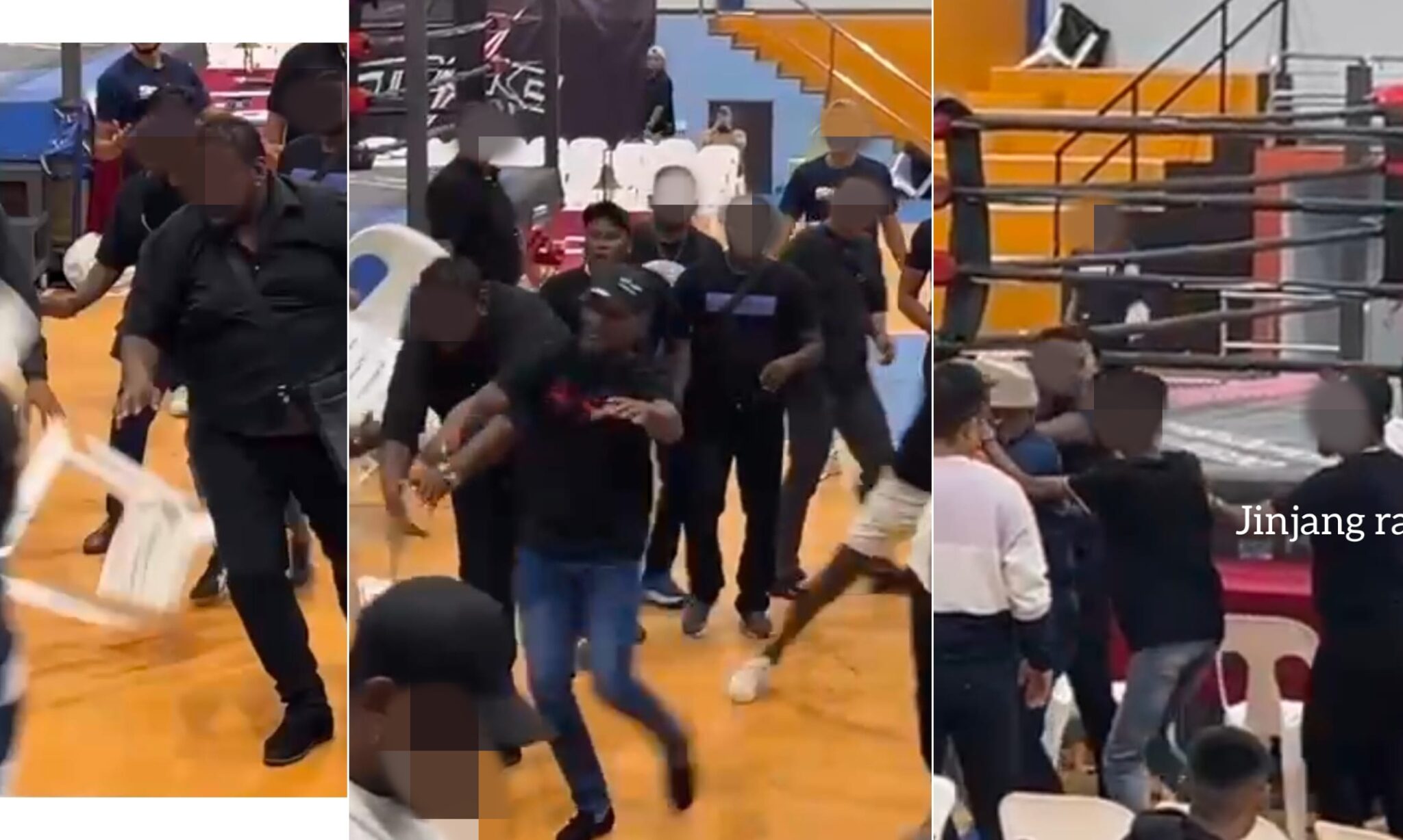 Enam diberkas kes gaduh pertandingan MMA