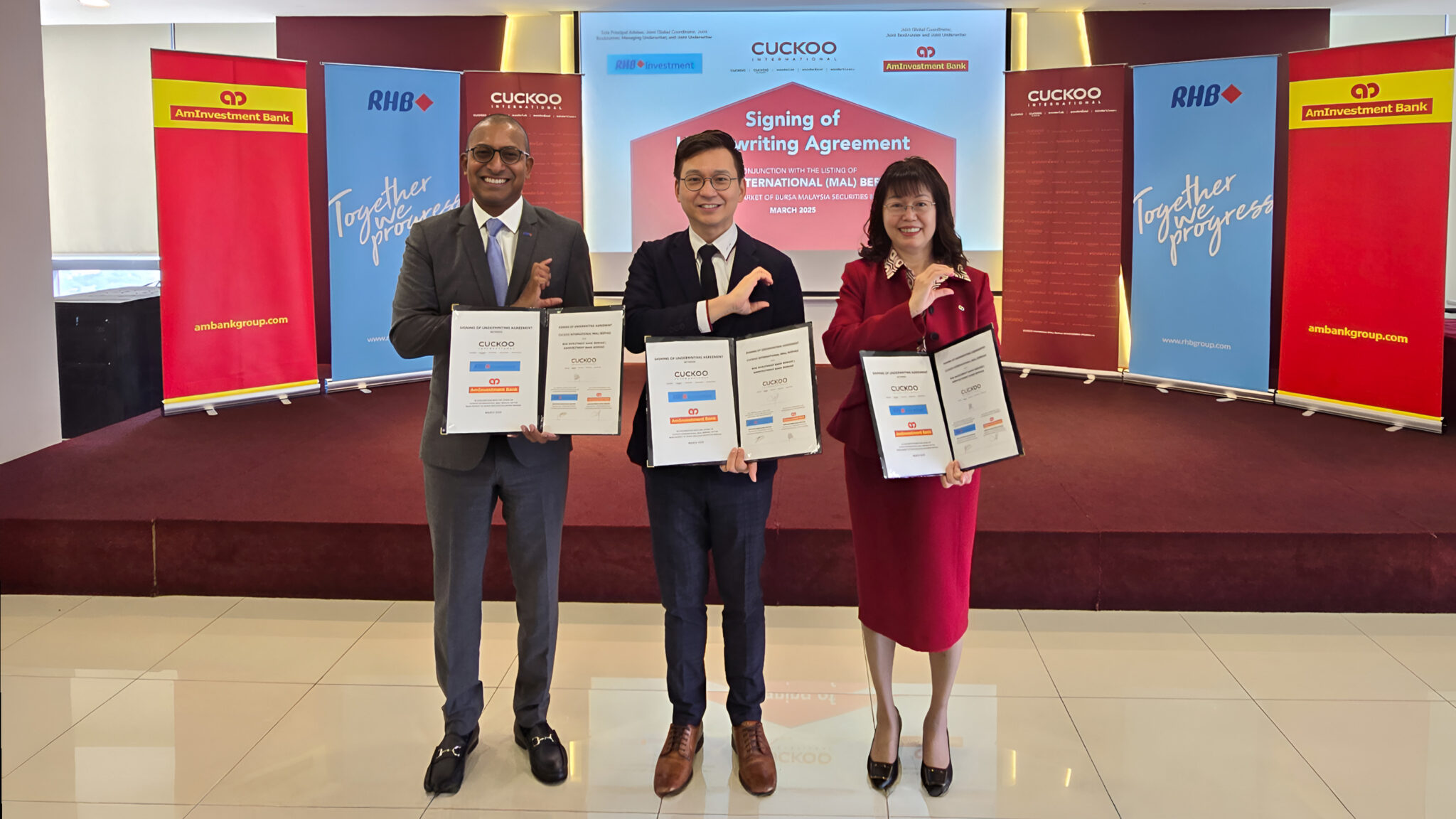 CUCKOO Malaysia meterai perjanjian taja jamin IPO di Pasaran Utama ...