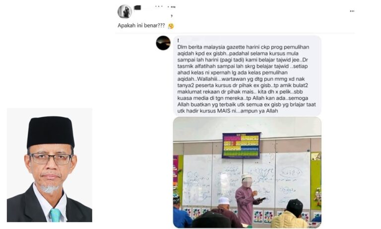 Pemulihan akidah ahli GISBH menyeluruh, bukan hanya tajwid