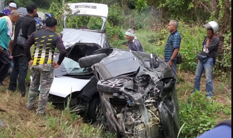 Wanita maut, dua rakan parah kemalangan
