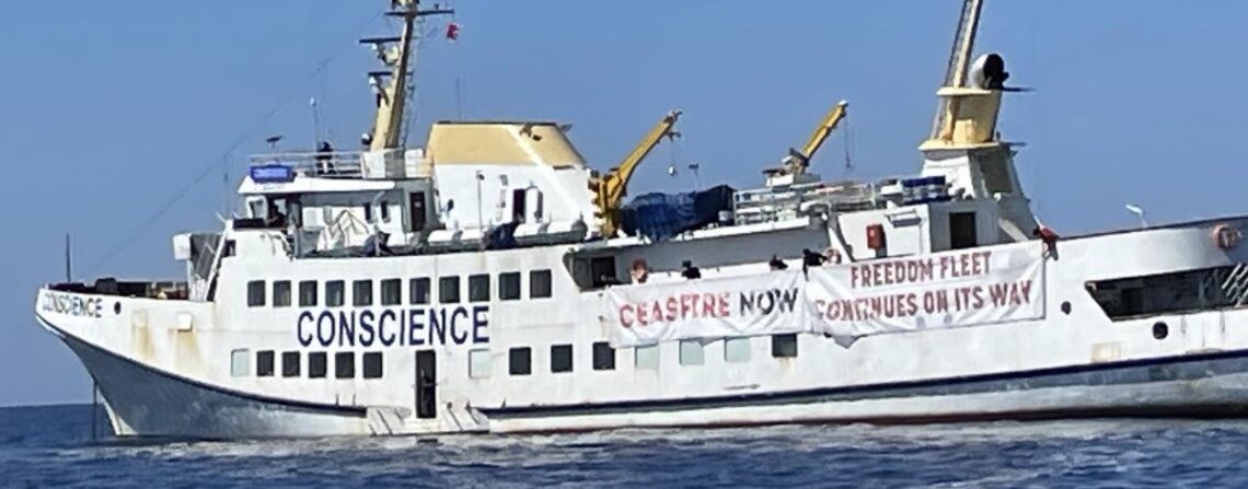 Kapal Conscience belum masuk zon kuning