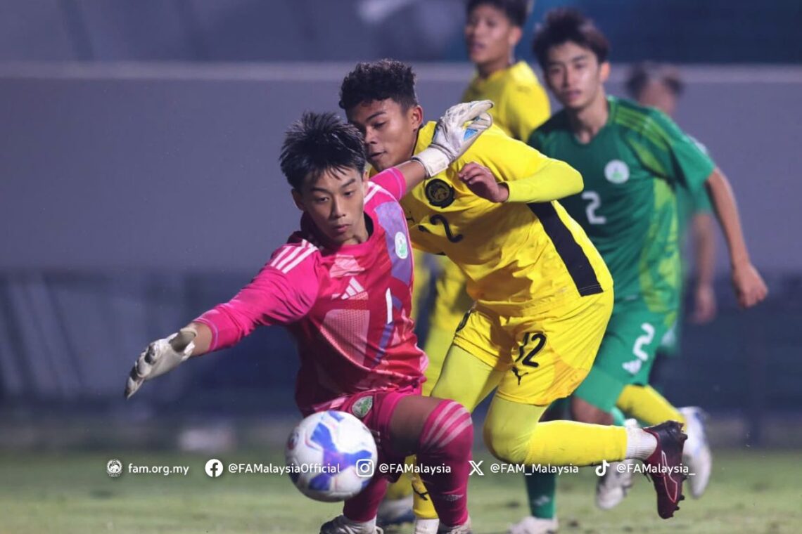 Malaysia B-16 benam Macau 5-0, Alif Ashraf ledak hatrik