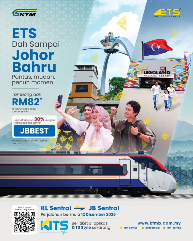 Tren JB-KL Sentral bermula 12 Disember - Utusan Malaysia