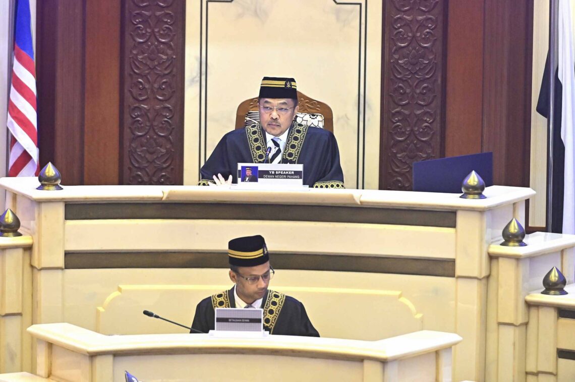 Speaker DUN Pahang tegas usul, embargo dokumen ikut peraturan dewan ...