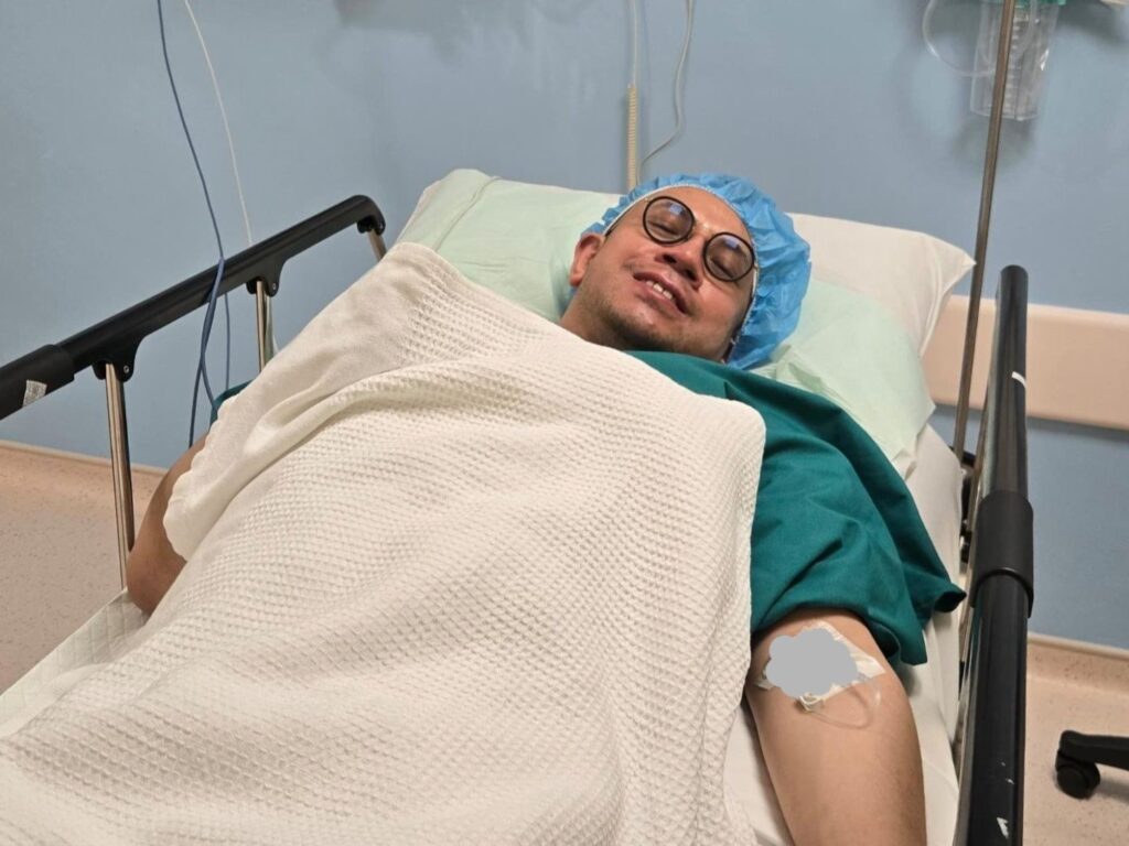 Steven Sim dimasukkan ke hospital