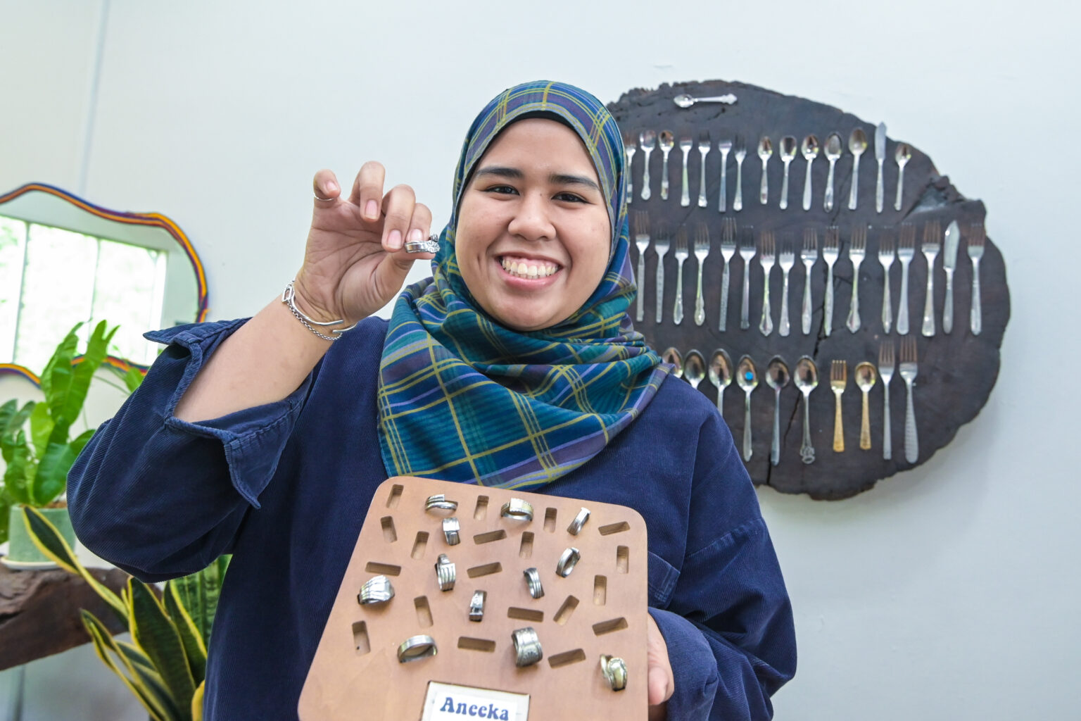 Hasilkan lebih 500 cincin daripada sudu terpakai