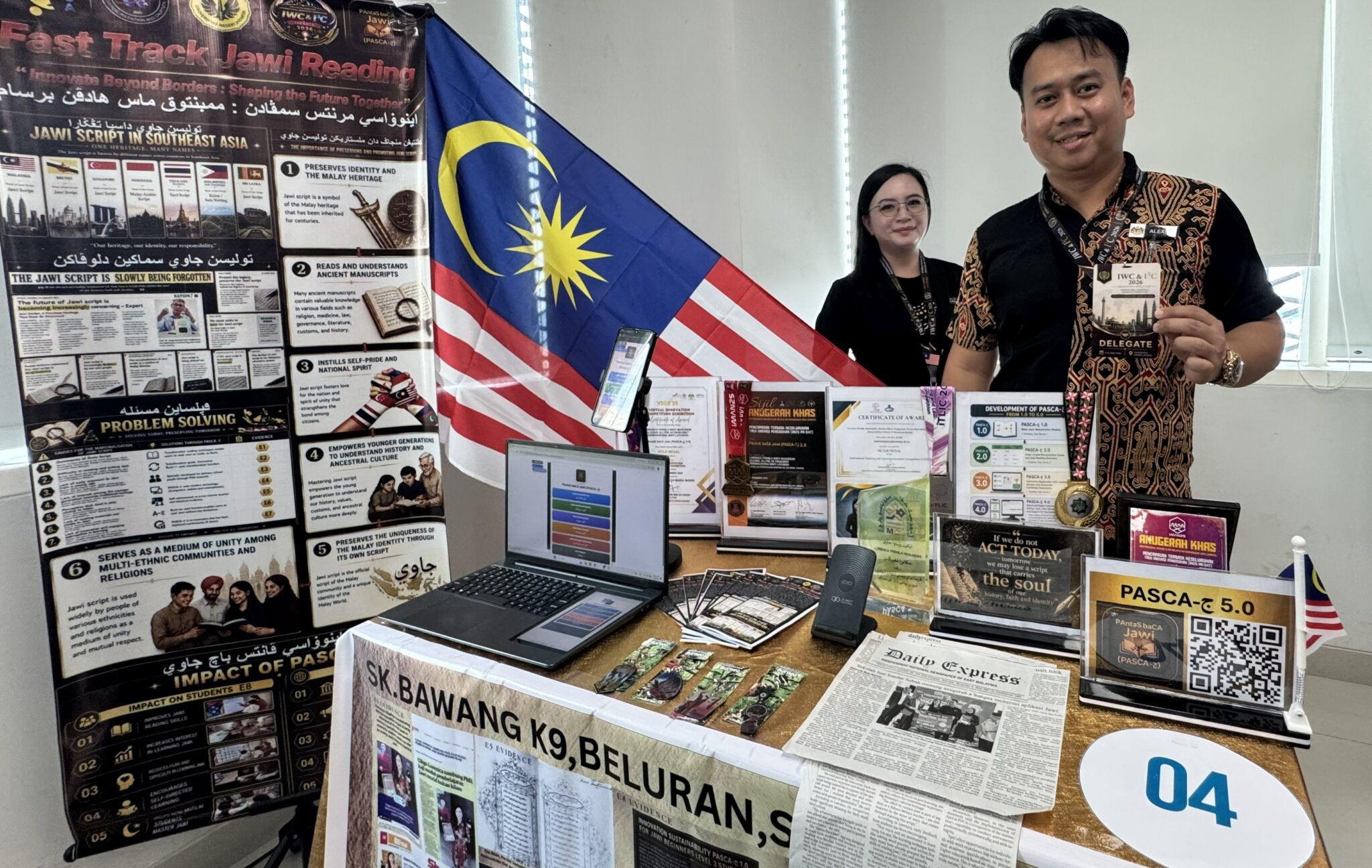 PAntaS baCA Jawi (PASCA- ) raih dua anugerah emas
