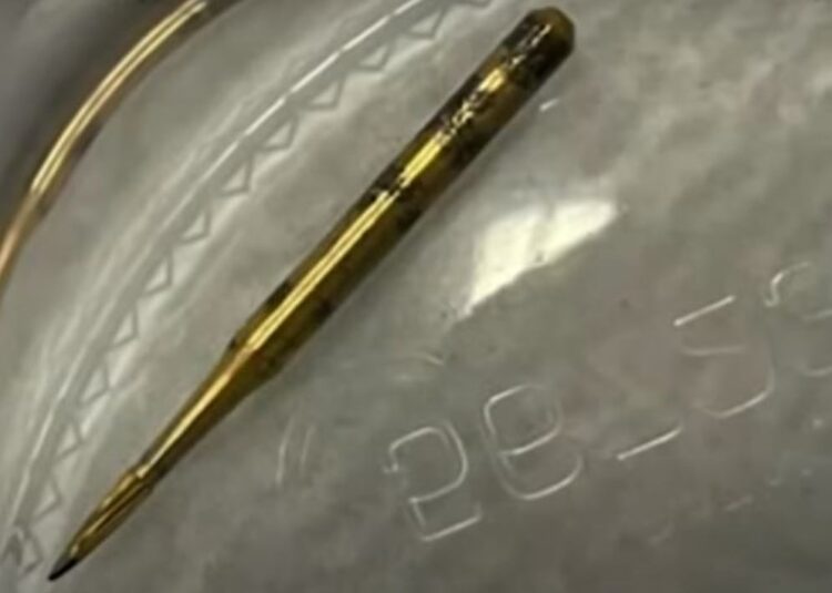 Tertelan mata gerudi semasa buat rawatan gigi