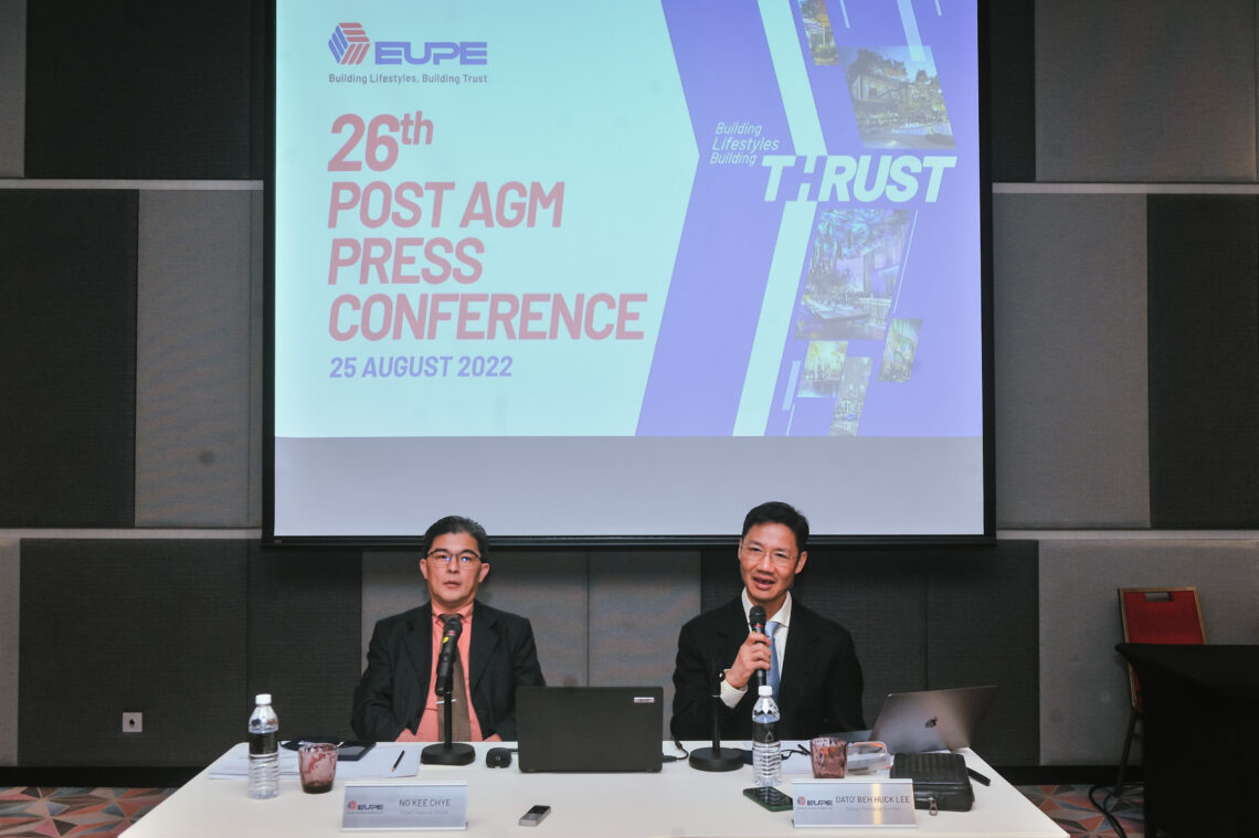 Eupe Corporation rekod jumlah GDV projek RM2.8 bilion - Utusan Malaysia