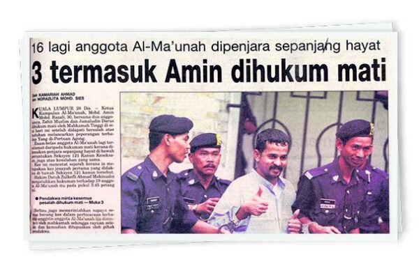 13 banduan Al-Maunah bebas dengan pembebasan awal daripada Agong ...