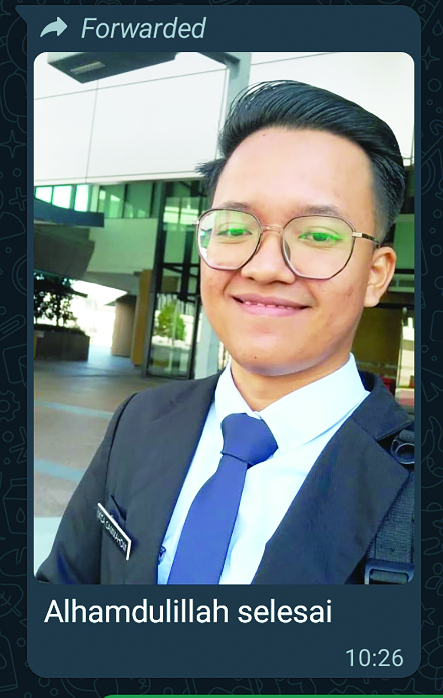 ‘Arwah yakin berjaya temu duga kerja’ - Utusan Malaysia