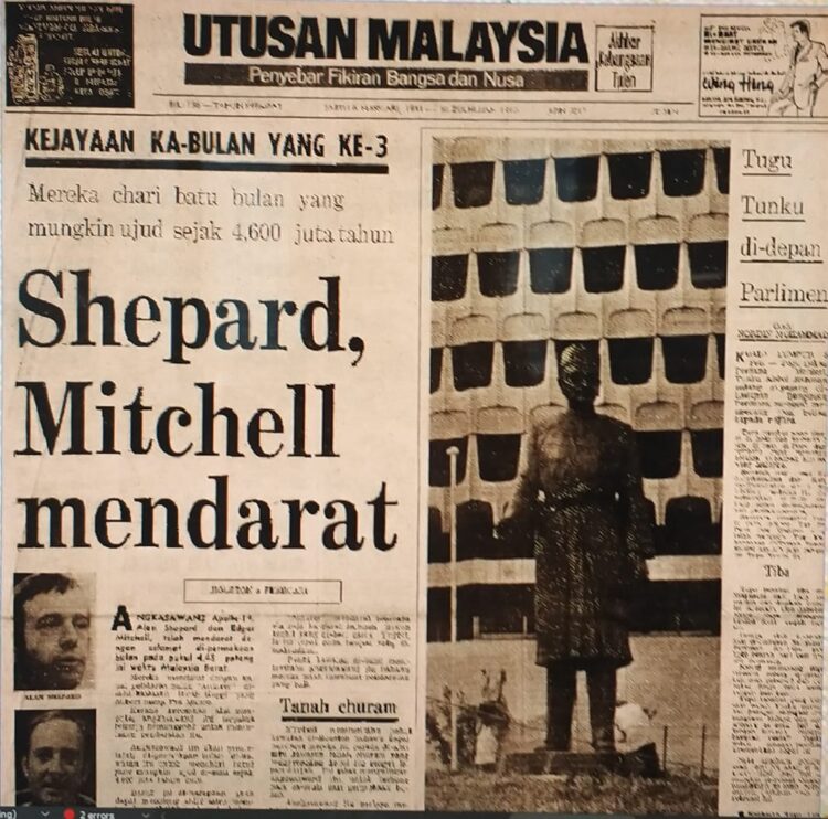 (LIPATAN SEJARAH) Apollo 14 mendarat di bulan - Utusan Malaysia