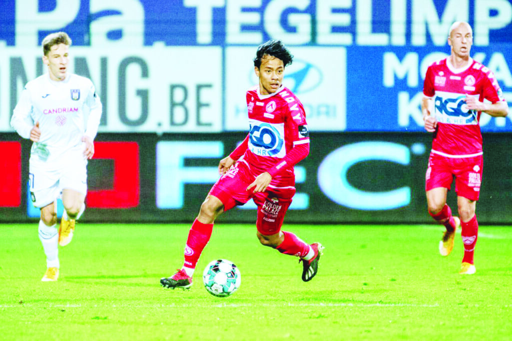 Luqman Hakim cemerlang bersama skuad B-21 KV Kortrijk