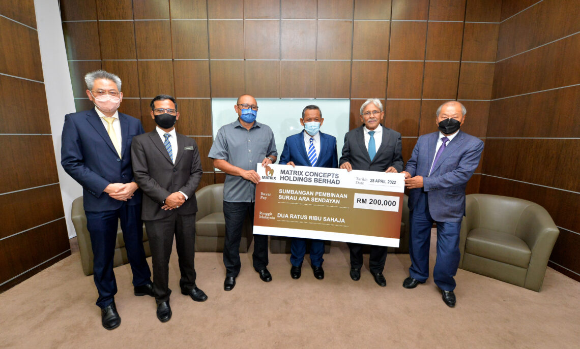 Matrix Concepts sumbang RM200,000 bina surau - Utusan Malaysia