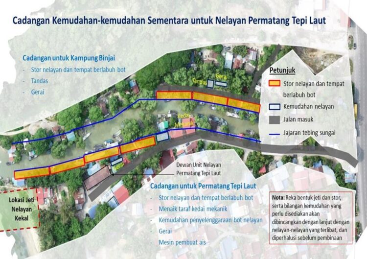 Projek PSR: Jeti sementara dibina di Permatang Tepi Laut