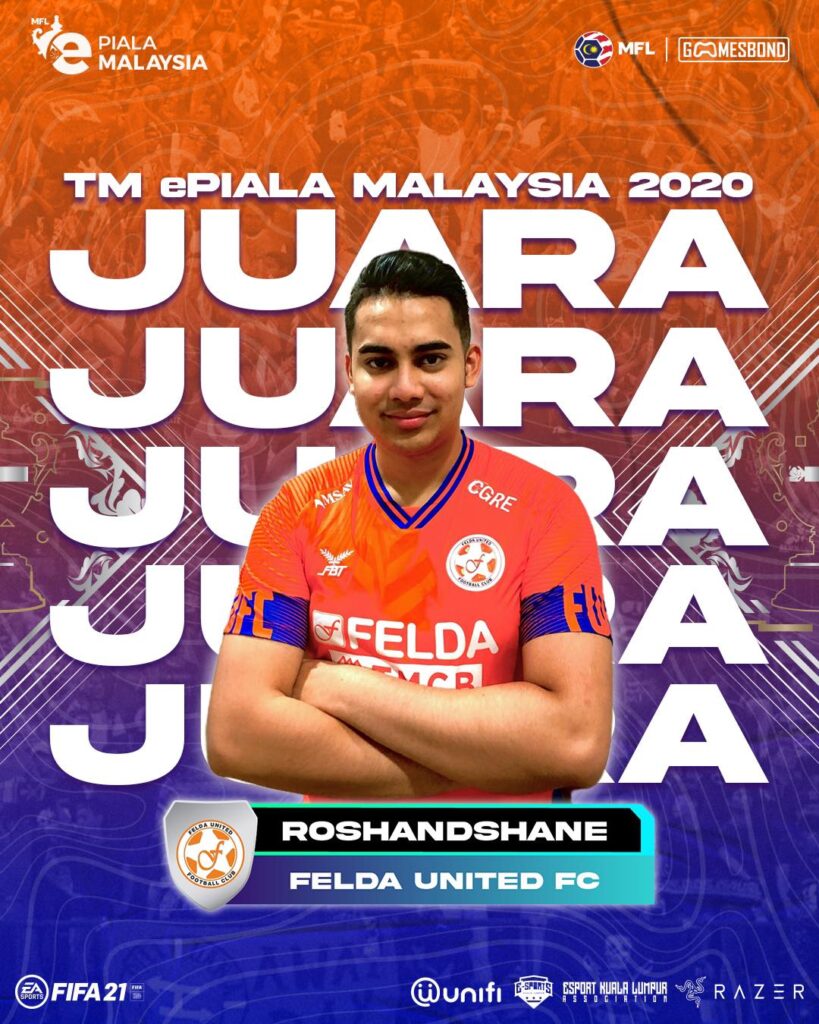Roshand juara ePiala Malaysia - Utusan Malaysia
