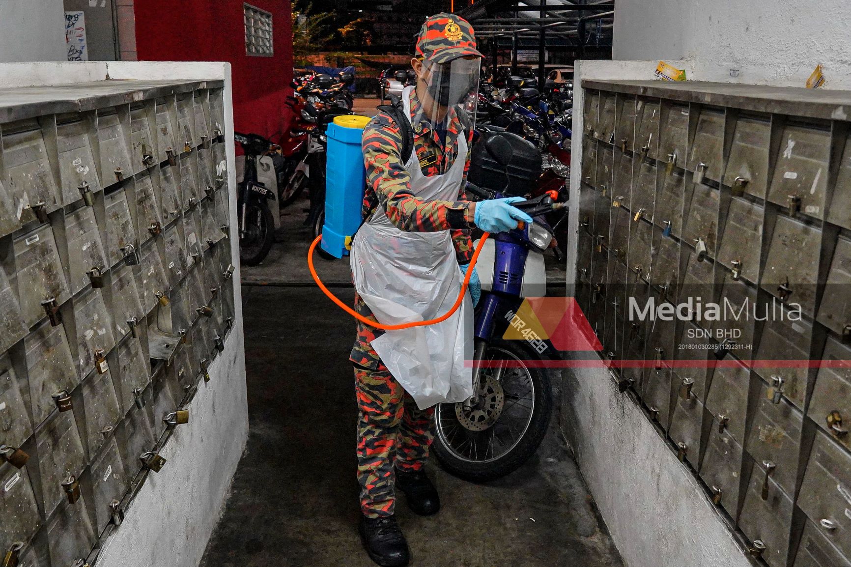 Bomba lakukan sanitasi di PPR Perkasa - Utusan Malaysia