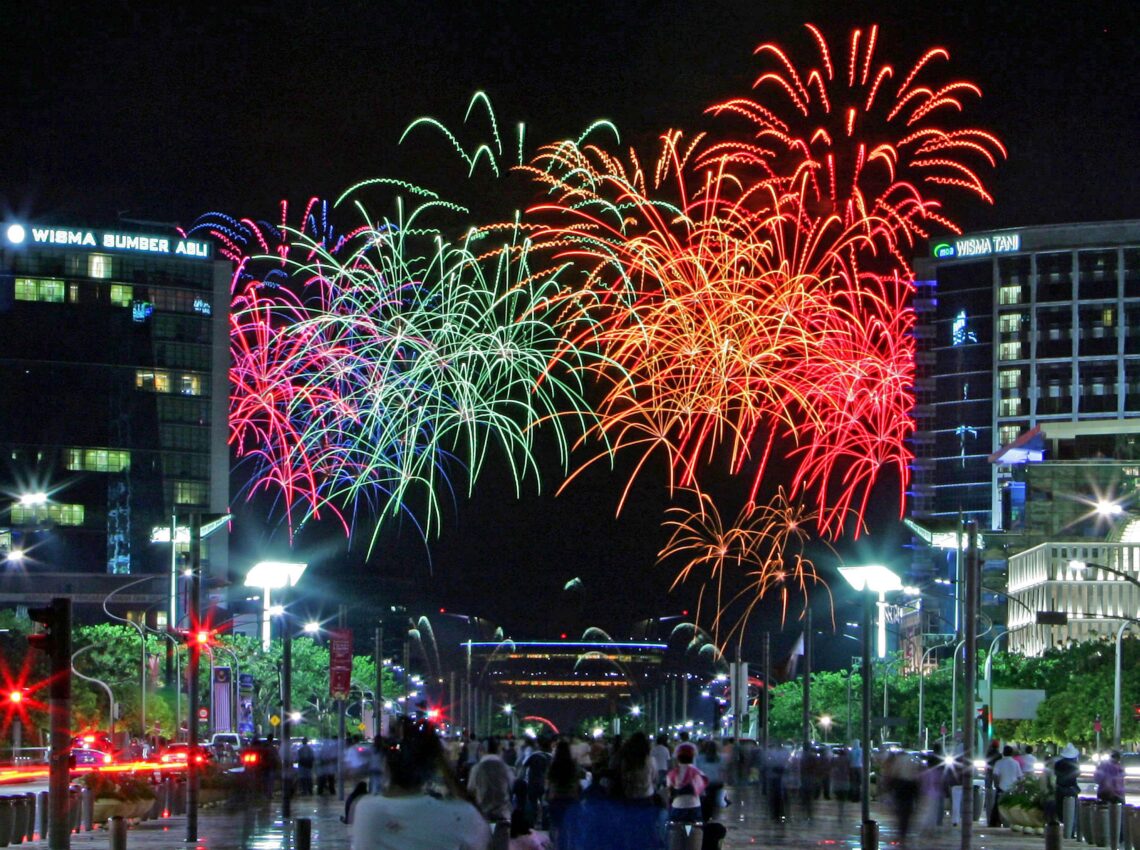 Panduan merakam gambar bunga api