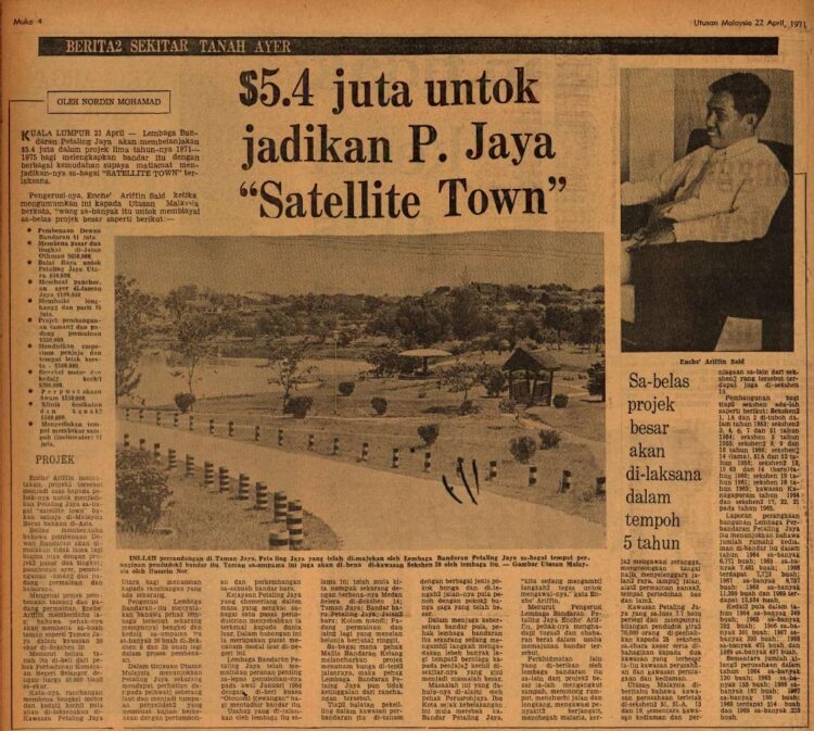Bandar Satelit Petaling Jaya bernilai RM5.4j - Utusan Malaysia
