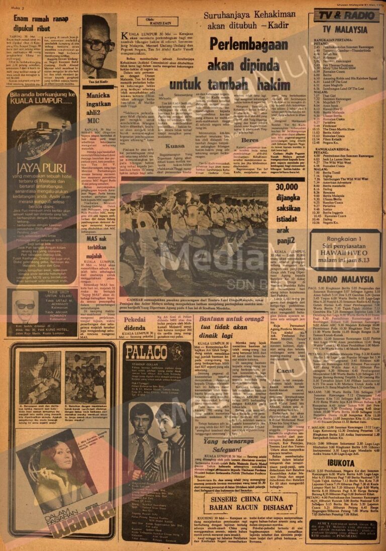 Penubuhan Suruhanjaya Kehakiman - Utusan Malaysia