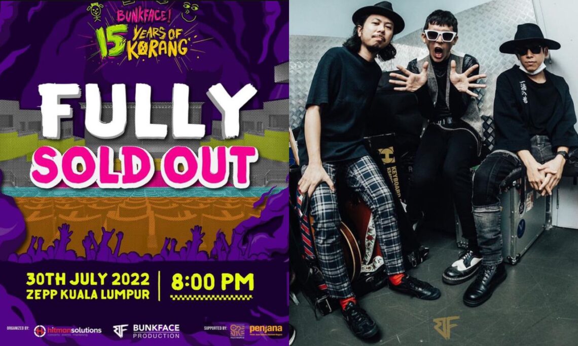 Tiket Konsert 15 Tahun Bunkface ‘Sold Out’ tak sampai 24 Jam. - Utusan ...