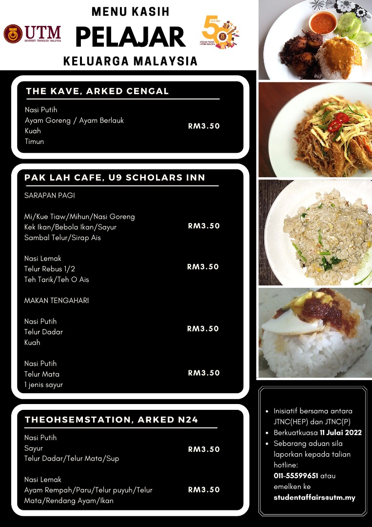 Menu RM3.50 bantu penuntut fokus pelajaran - Utusan Malaysia